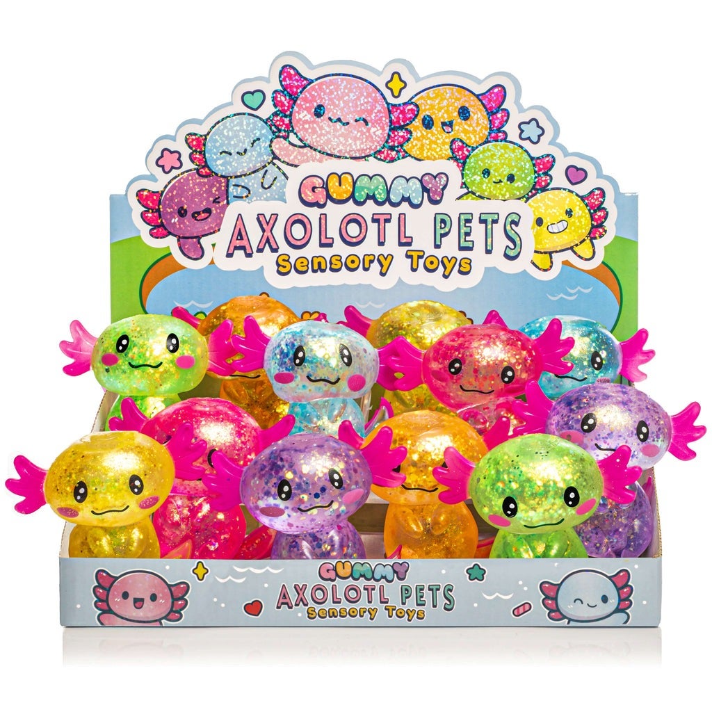 Gummy Axolotl Pets Squishy Toy | Kiddiwink Kids